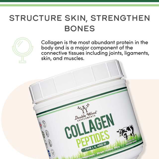 Hydrolyzed Collagen Peptide Supplement | Double Wood Supplements