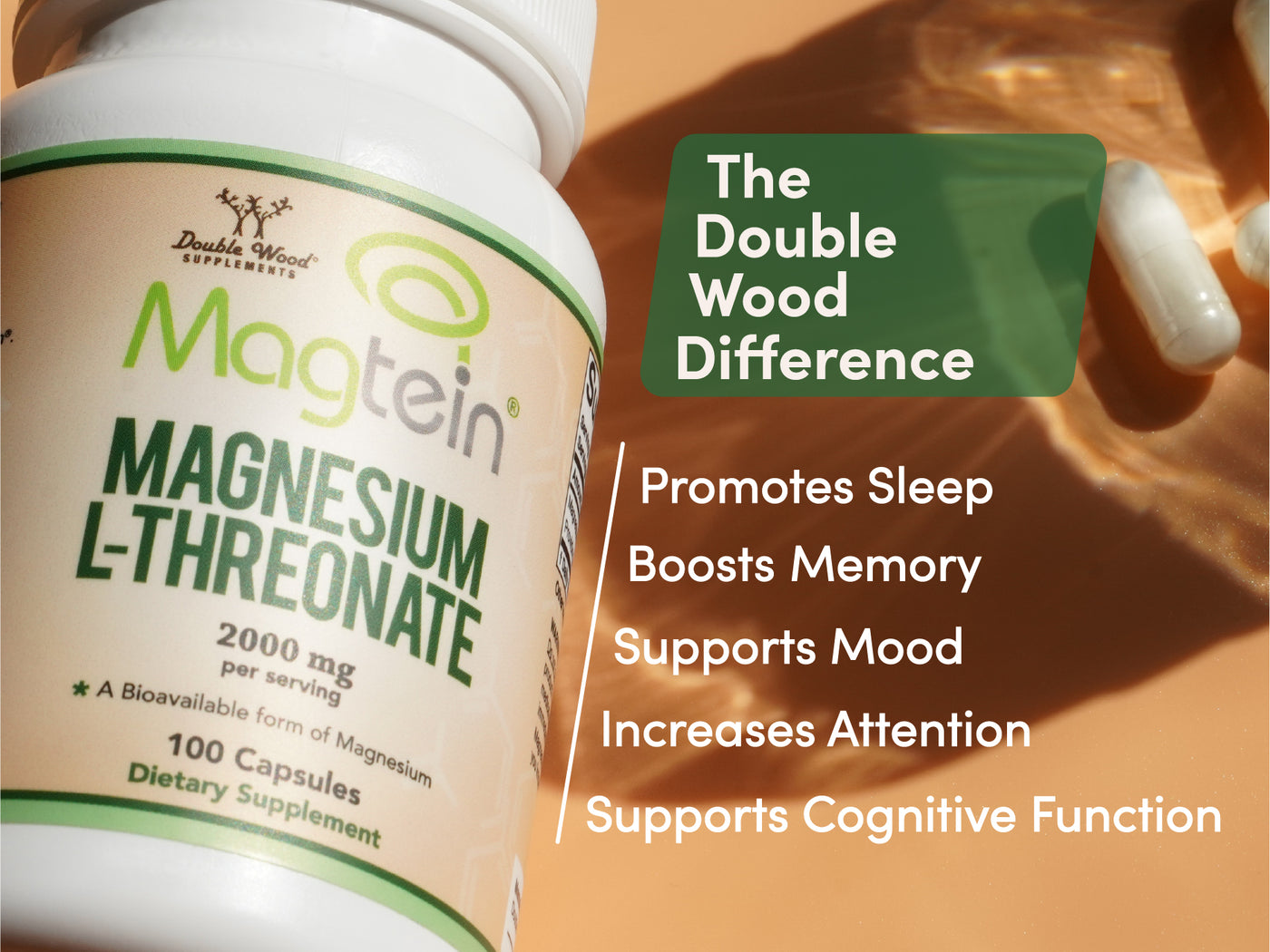 Magnesium L-Threonate (Magtein) – Double Wood Supplements