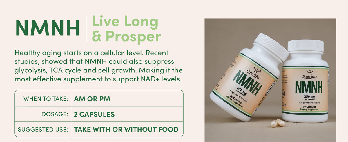 Dihydronicotinamide Mononucleotide (NMNH) Supplement | Double Wood ...