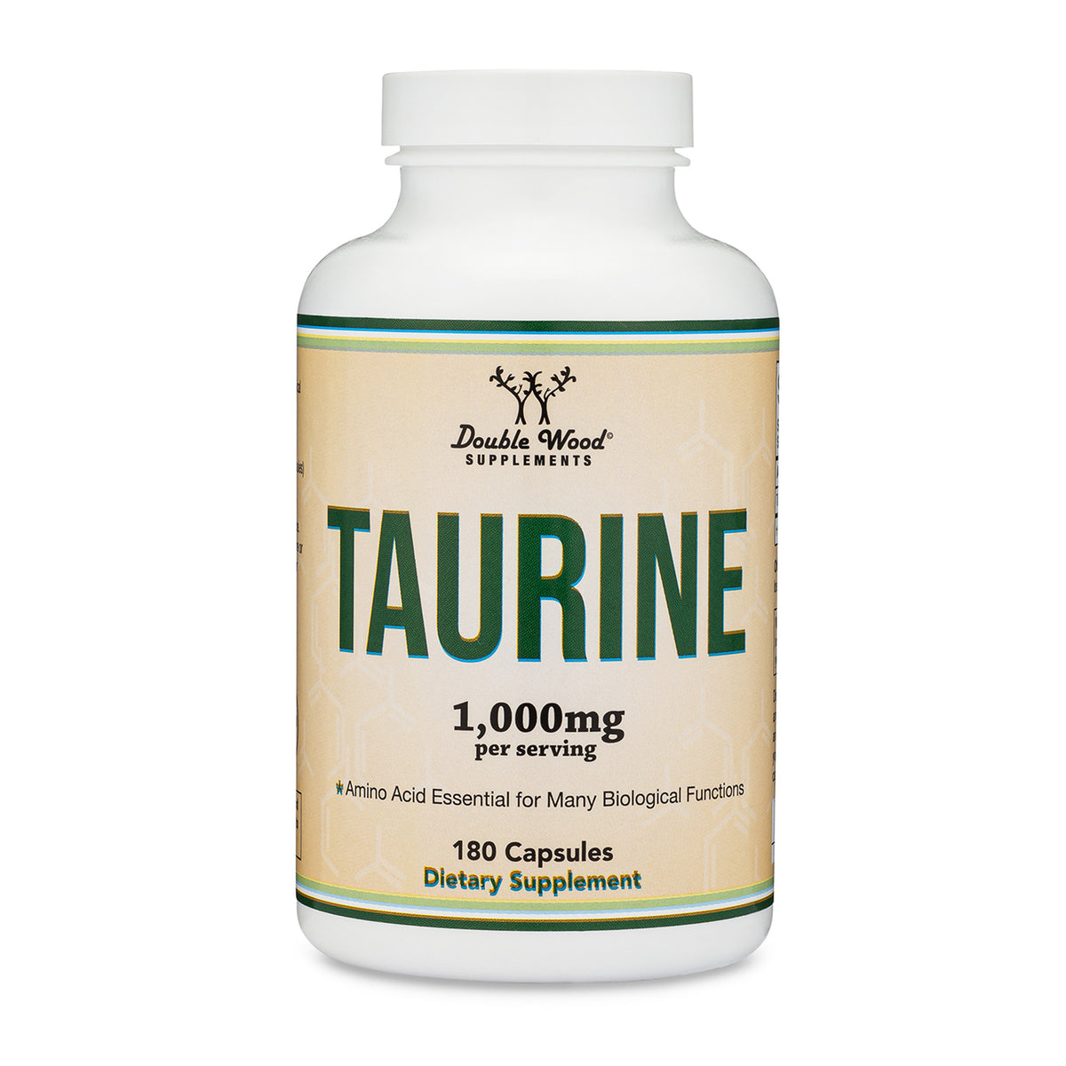 Taurine by Double Wood Supplements: Support Heart Health & Longevity
