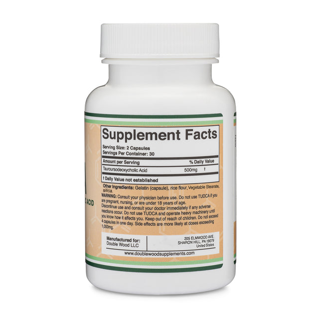 Tauroursodeoxycholic Acid (TUDCA) Supplement | Double Wood Supplements